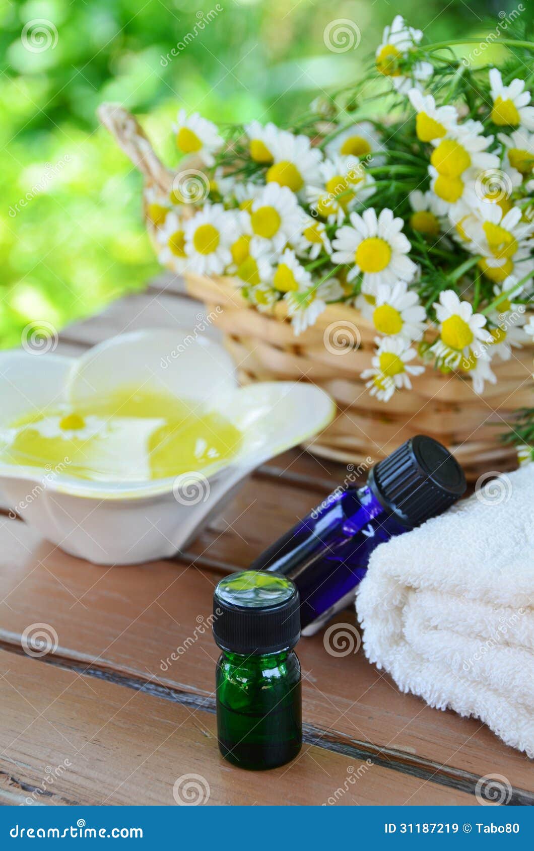 Aromatherapy treatment stock image. Image of chamomile - 31187219