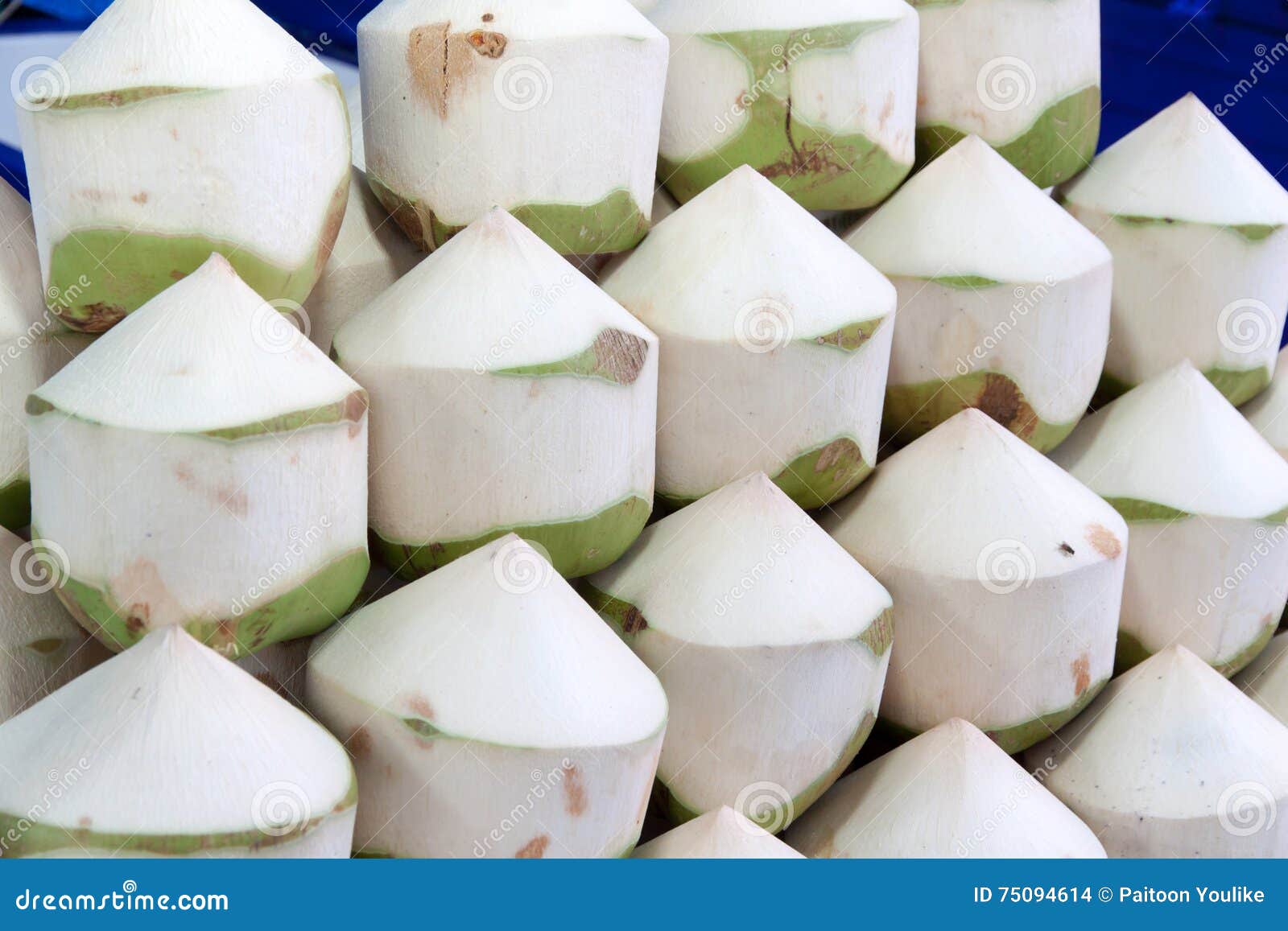 Aromatic coconut stackable stock photo. Image of closeup - 75094614