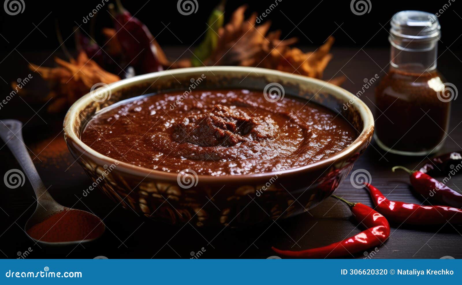Aromatic and Fluffy Mexican Mole - a Traditional Sauce Based on ...