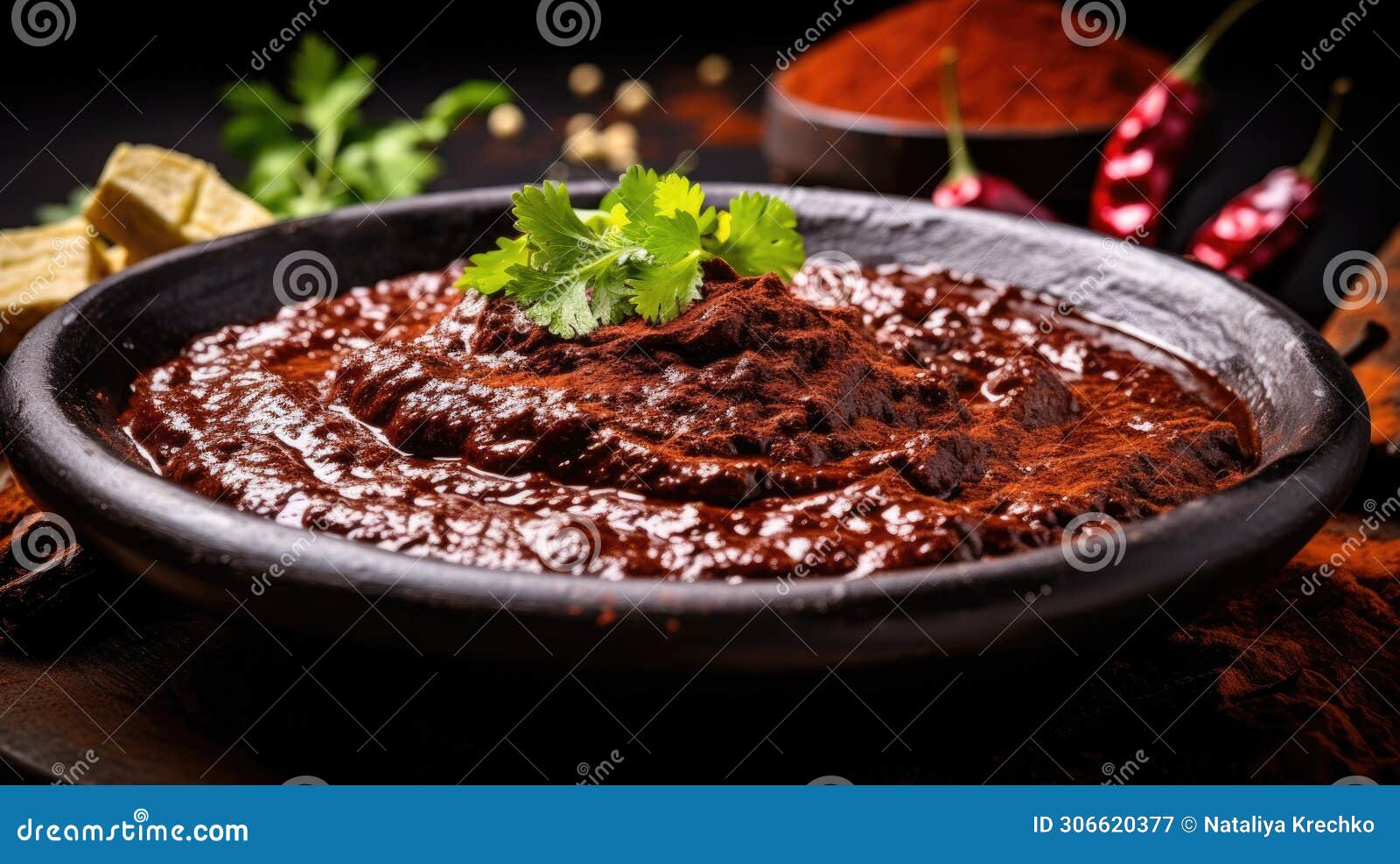 Aromatic and Fluffy Mexican Mole - a Traditional Sauce Based on ...