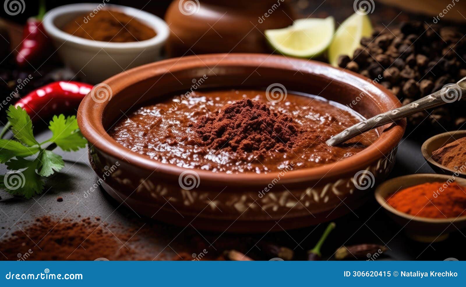 Aromatic and Fluffy Mexican Mole - a Traditional Sauce Based on ...