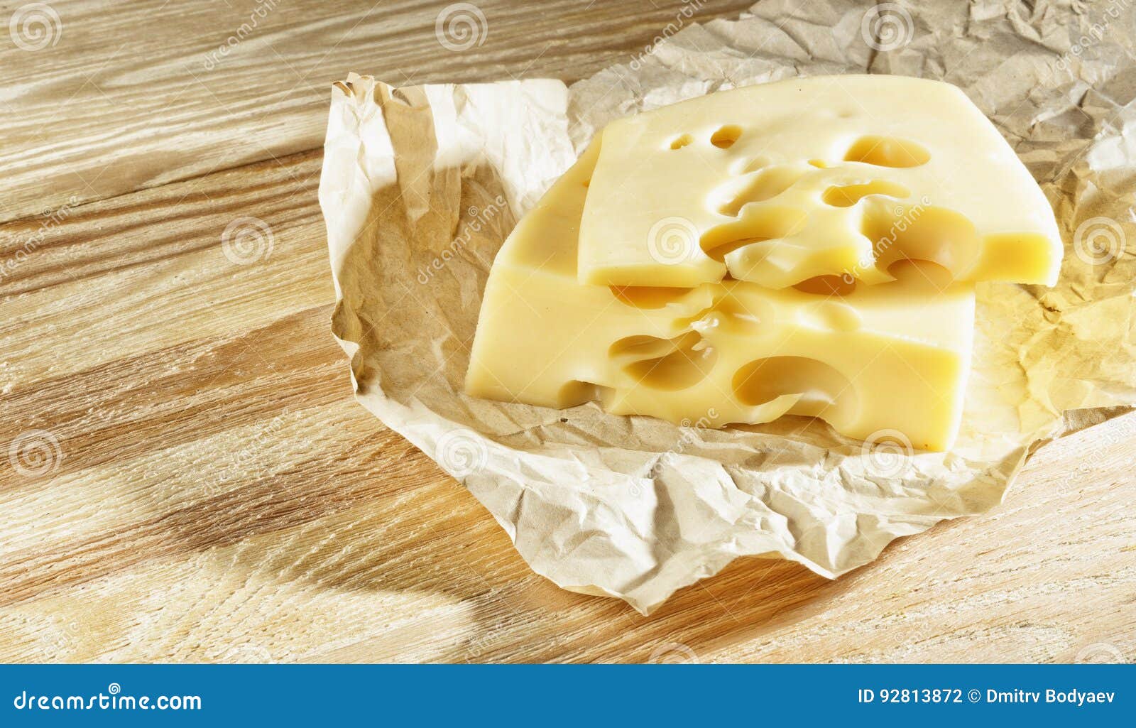 Aromatic Fresh Piece of Cheese Lying on the Table Stock Photo - Image ...