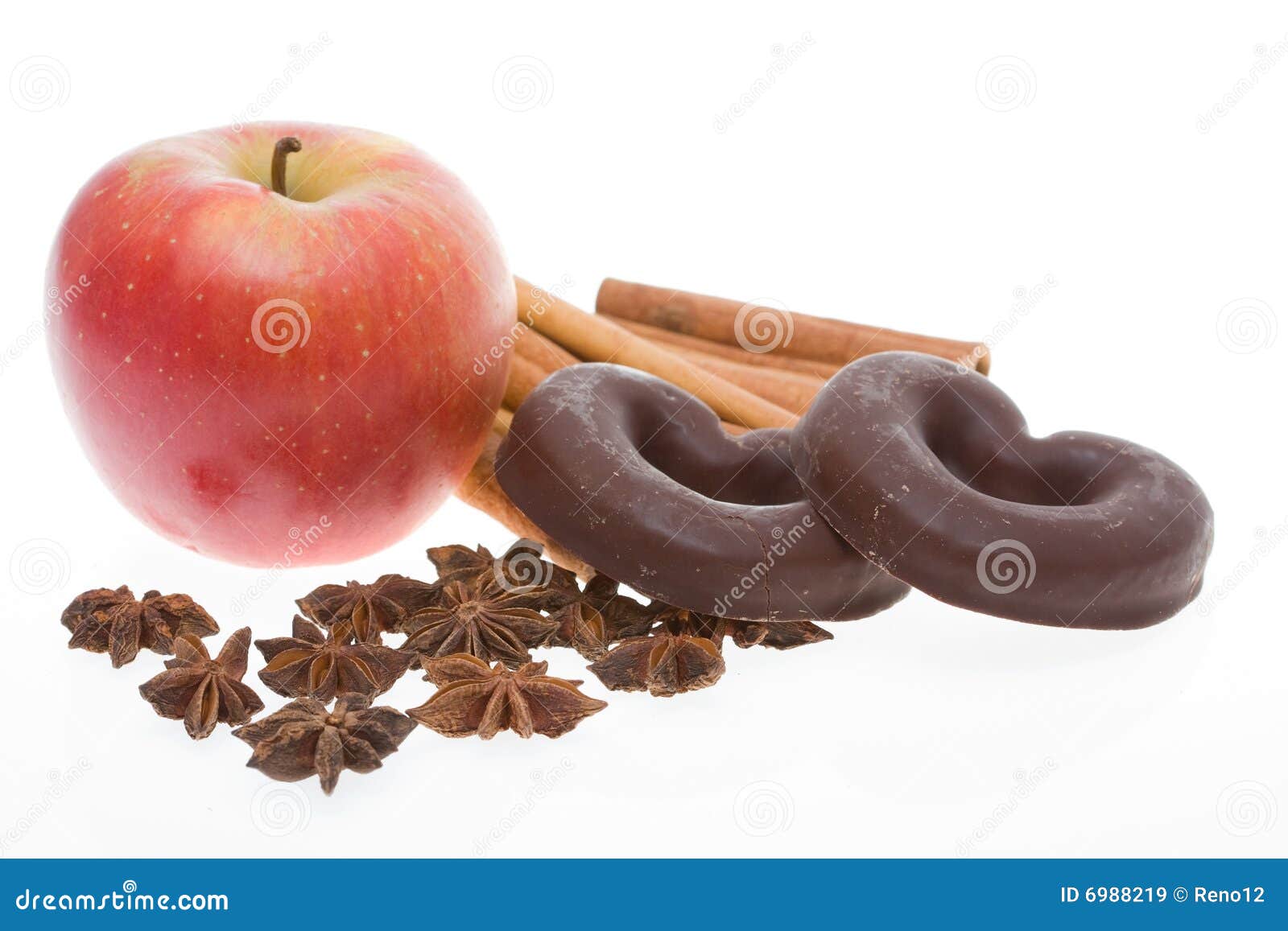 Aromatic gingerbread stock image. Image of sweets, isolated - 6988219