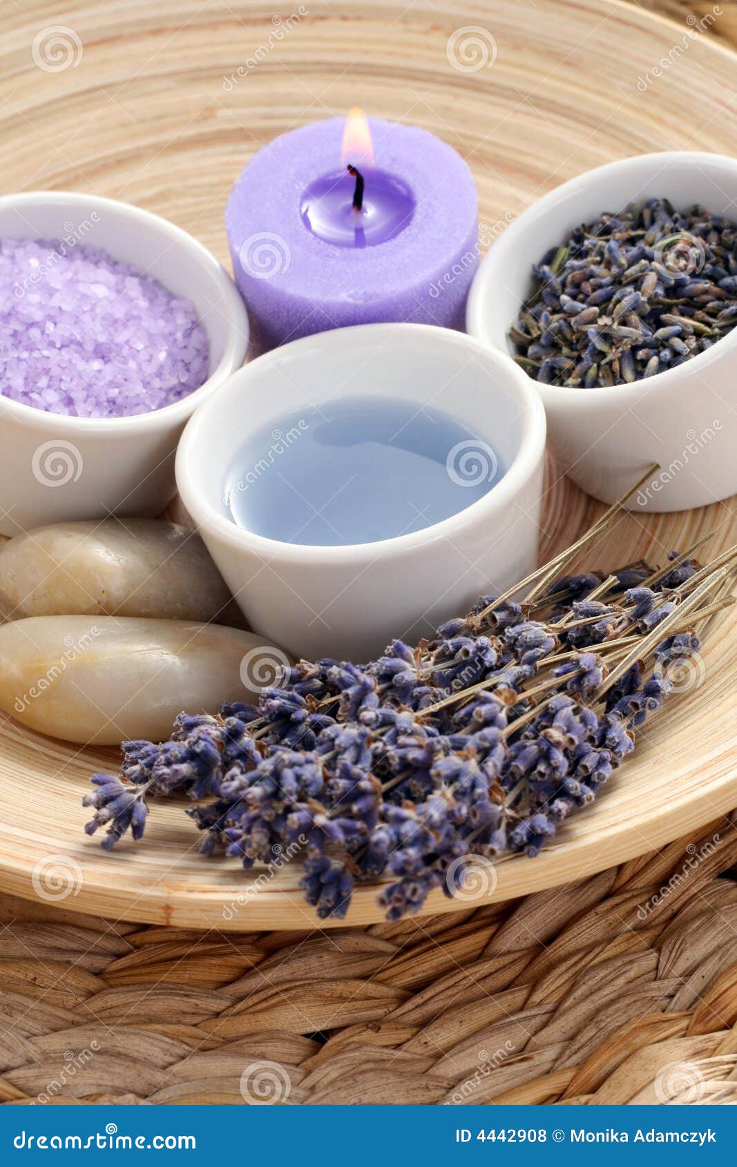 Aromatic lavender bath stock photo. Image of freshness - 4442908