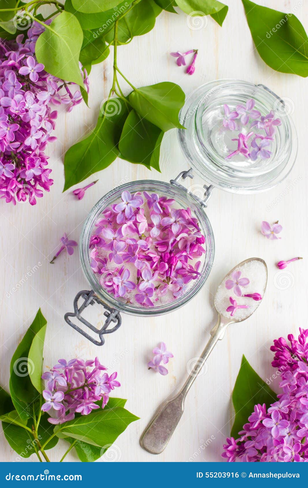 Aromatic Lilac Sugar on Jar Stock Photo - Image of ingredients, herb ...