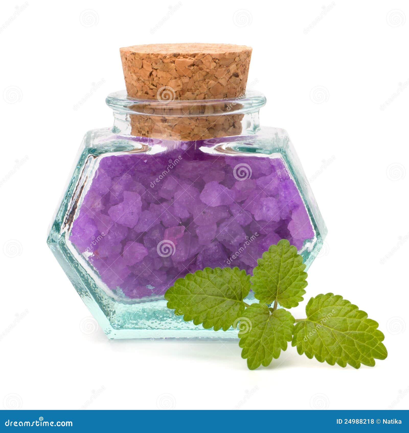 Aromatic Natural Mineral Salt Stock Photo - Image of healthy, lavender ...