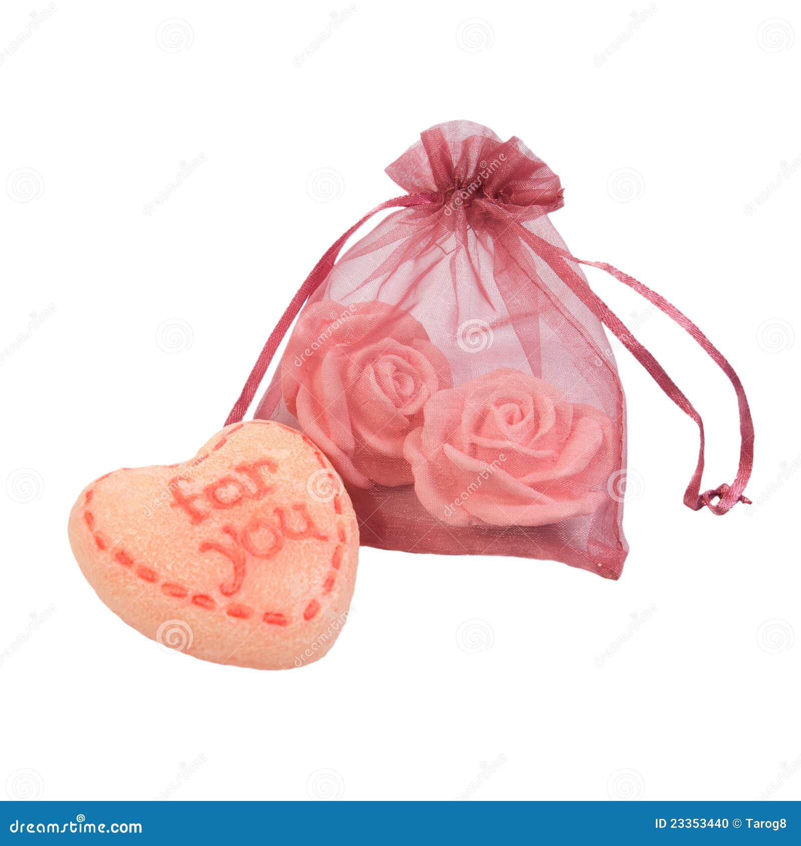 Aromatic Soap in the Shape of a Heart with Roses Stock Photo - Image of ...