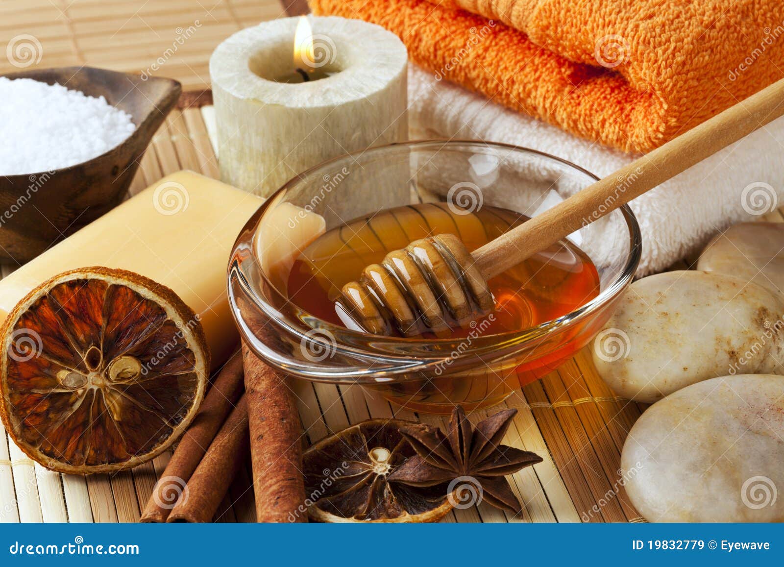 Aromatic spa ingredients stock image. Image of treatment - 19832779