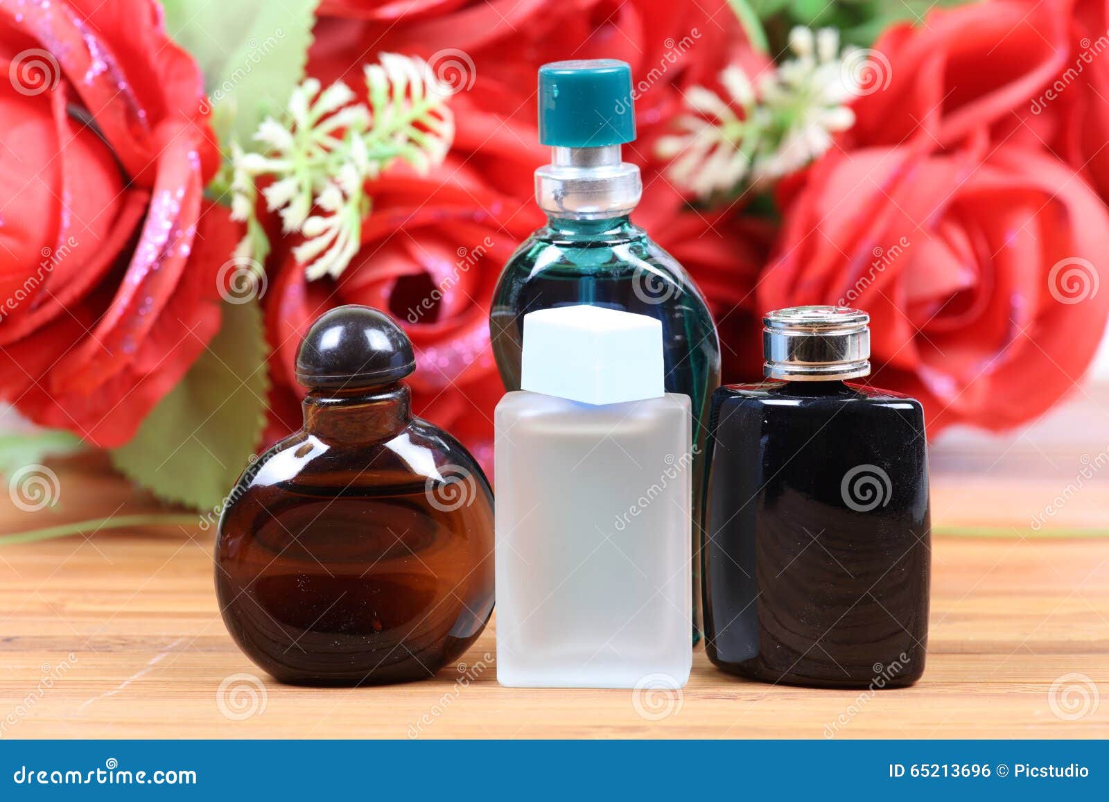 Aromatic Spa Oils and Perfumes Stock Photo - Image of perfume, rose ...