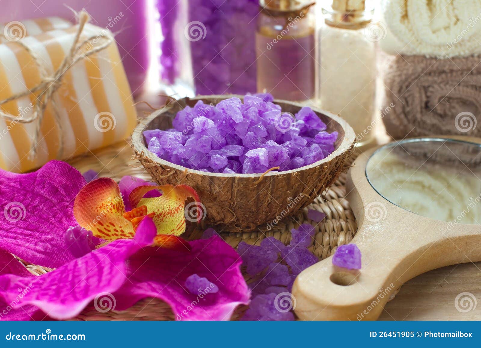 Aromatic spa set stock image. Image of nature, body, bath - 26451905