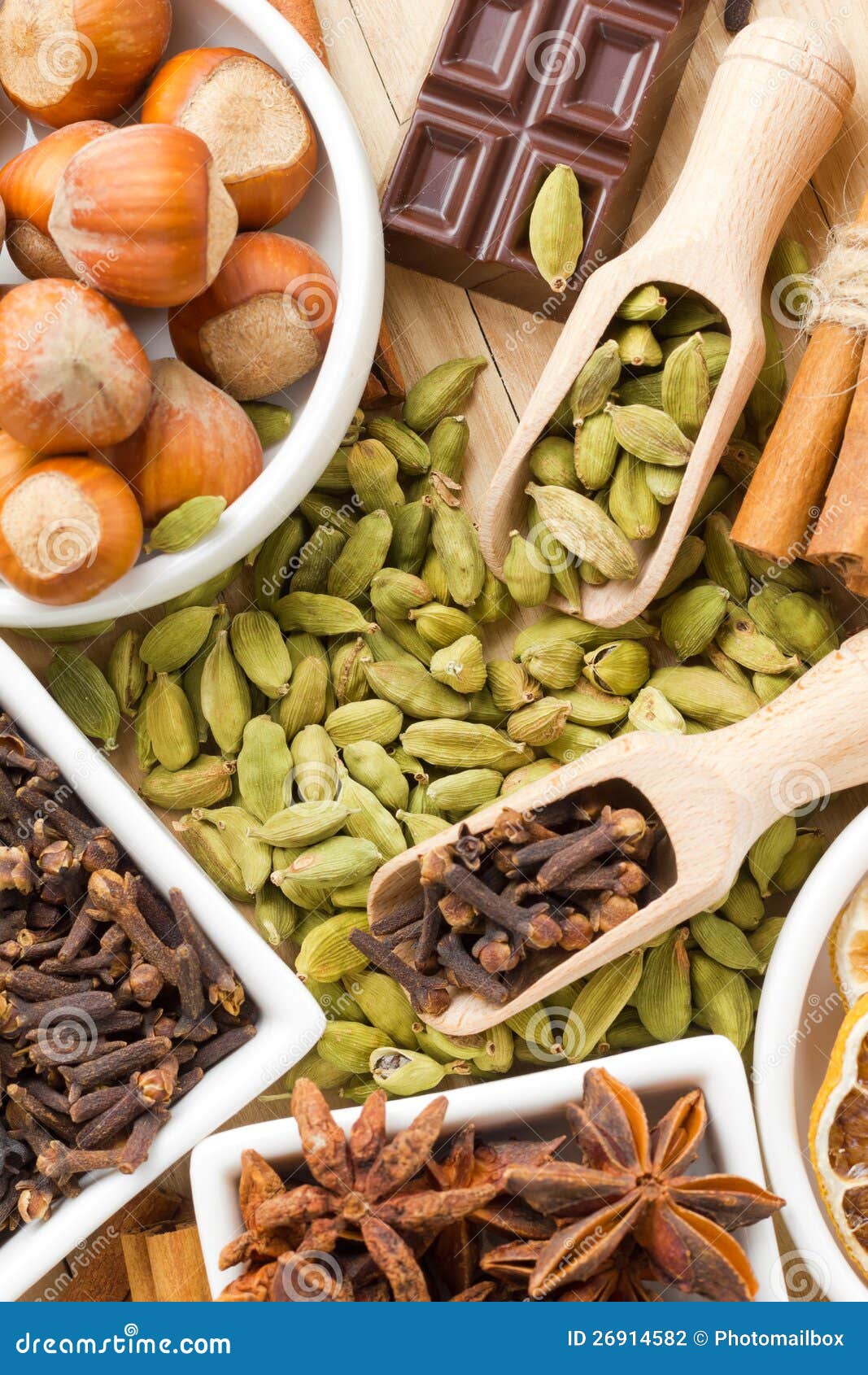 Aromatic spices stock photo. Image of bouquet, composition - 26914582