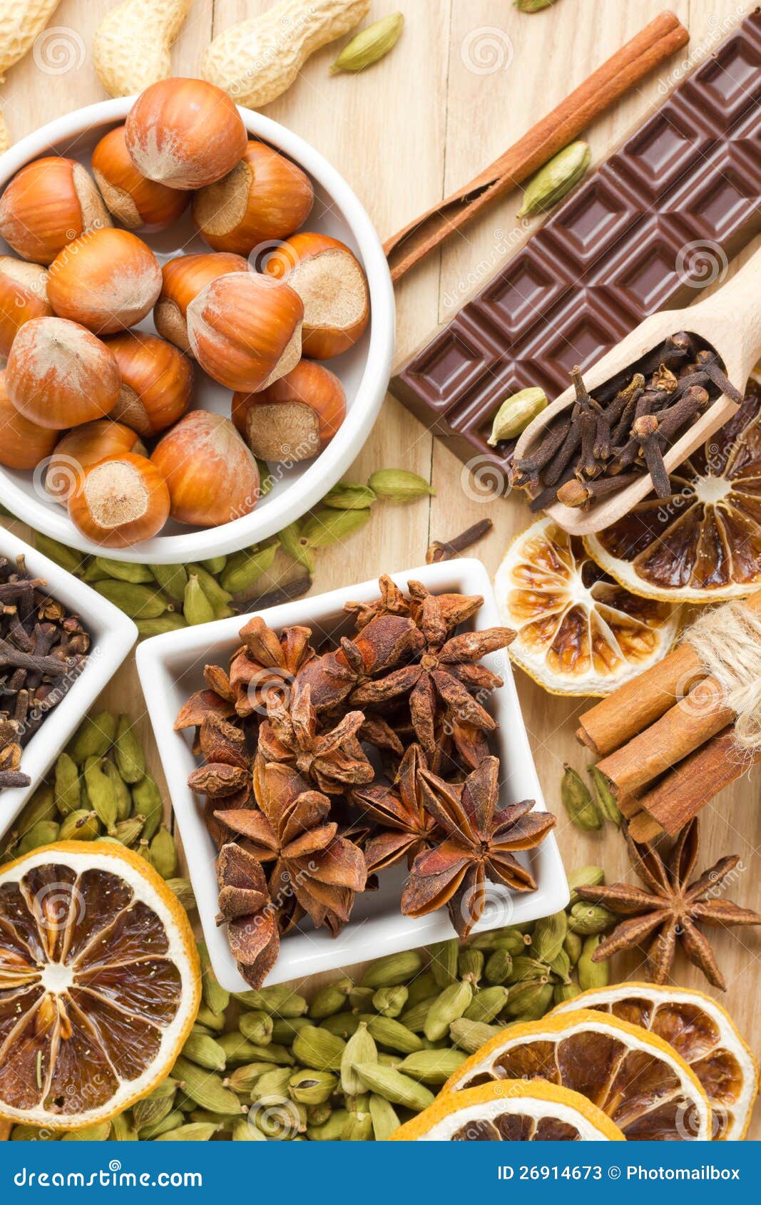 Aromatic spices stock image. Image of background, delicious - 26914673