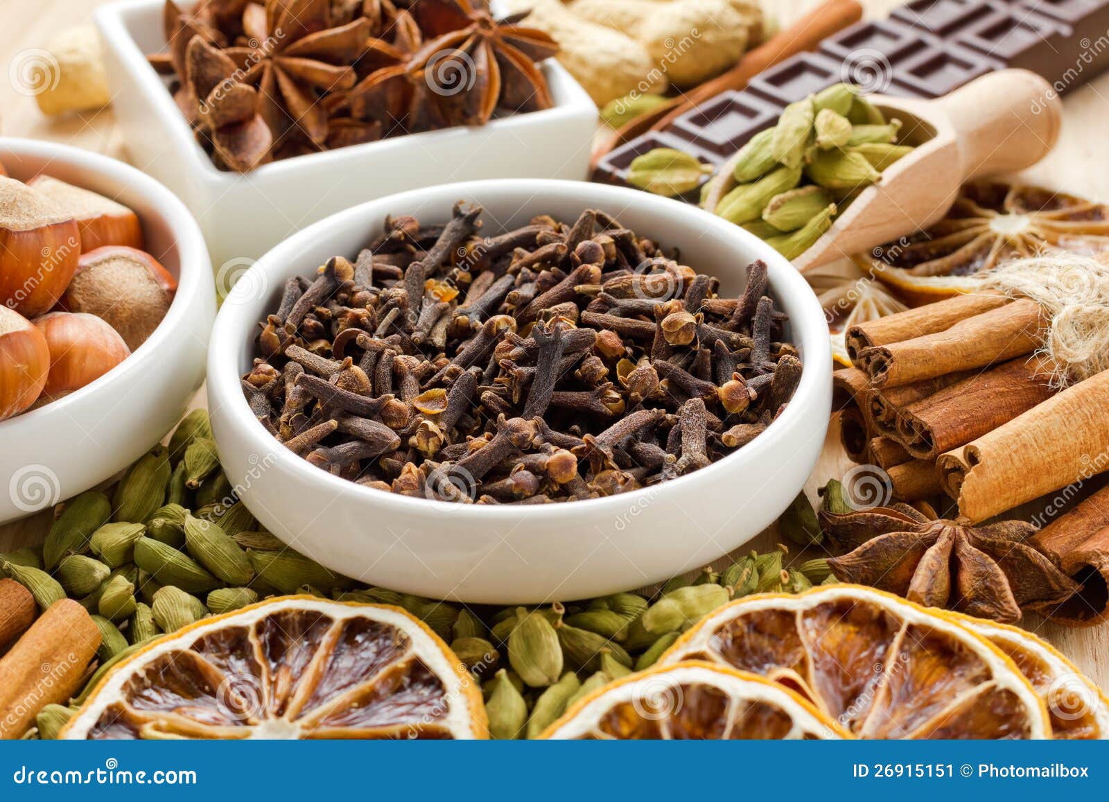Aromatic spices stock image. Image of anise, gourmet - 26915151