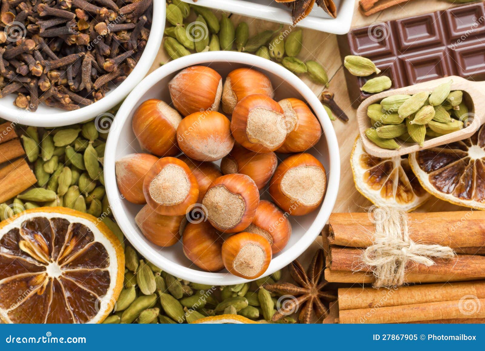 Aromatic spices stock image. Image of hazelnuts, indian - 27867905