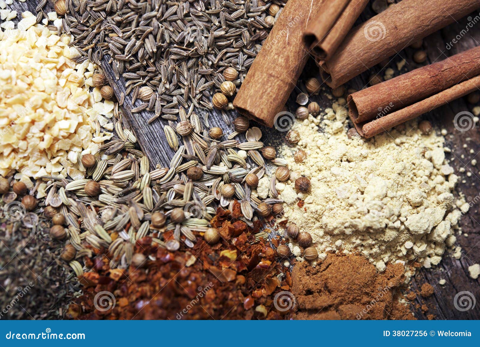 Aromatic Spices stock photo. Image of natural, scoop - 38027256
