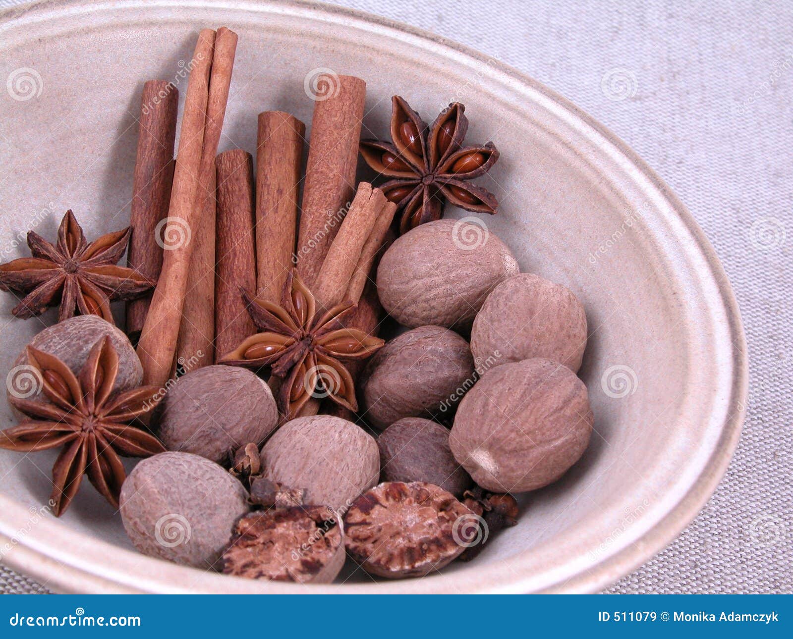 Aromatic spices stock image. Image of flavour, stars, bowl - 511079