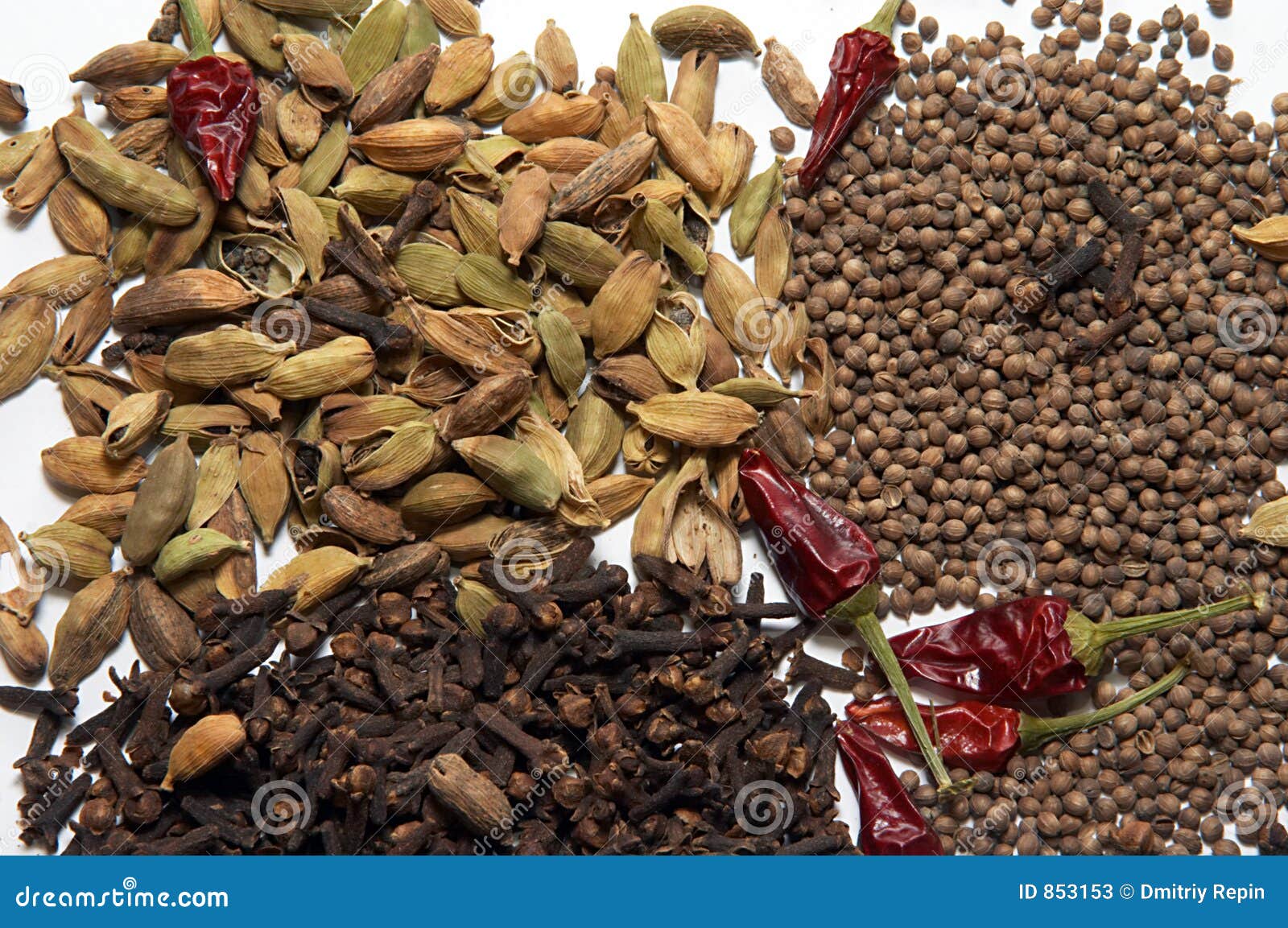 Aromatic spices background stock image. Image of food, fare - 853153