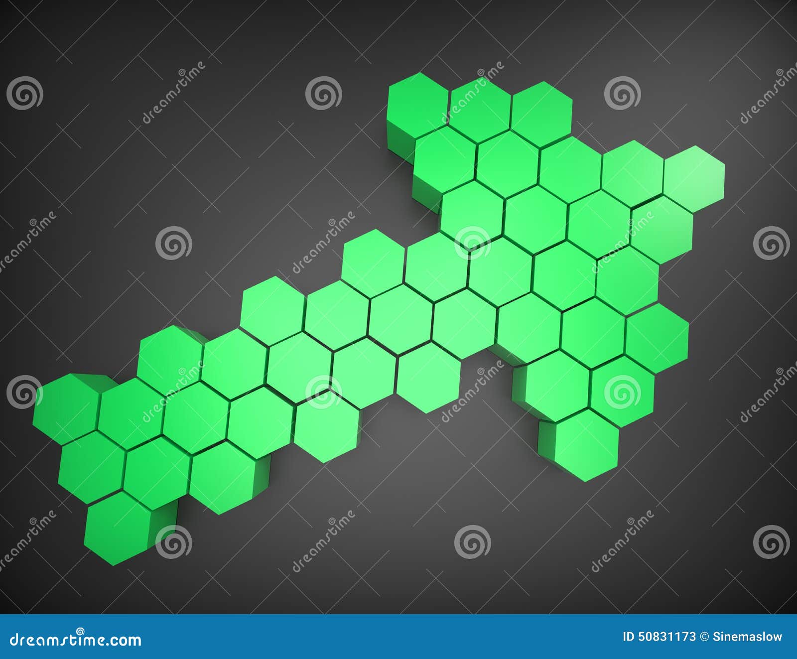 Aroow 3d concept stock illustration. Illustration of progress - 50831173