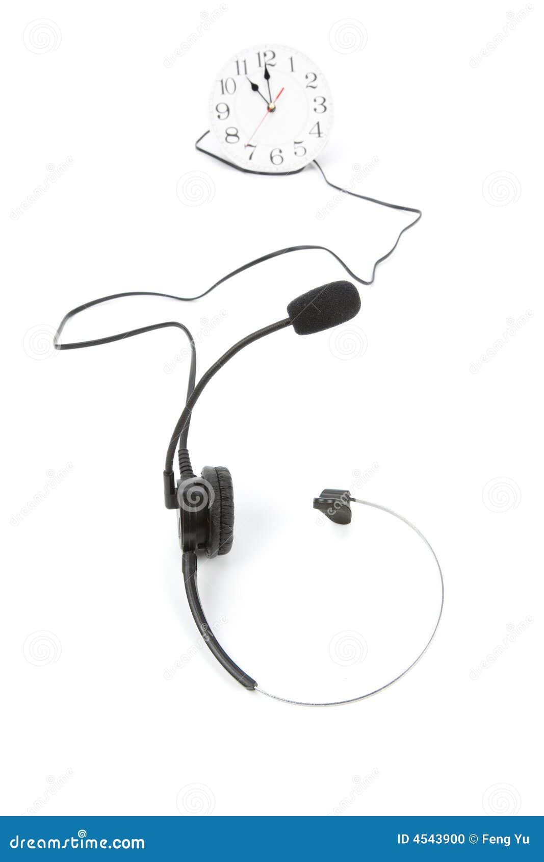 Around the clock support stock photo. Image of clock, listening - 4543900