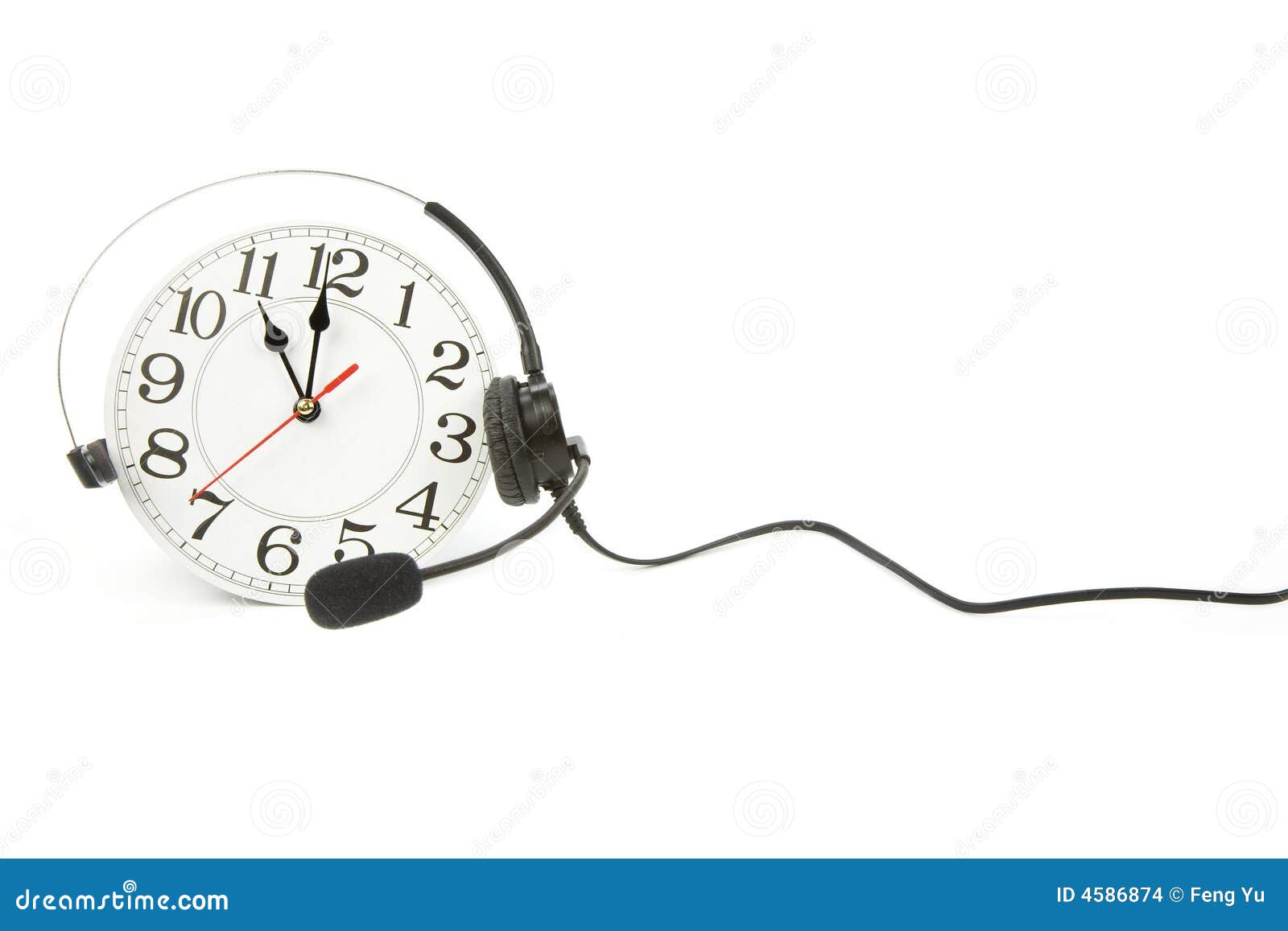 Around the clock support stock photo. Image of business - 4586874