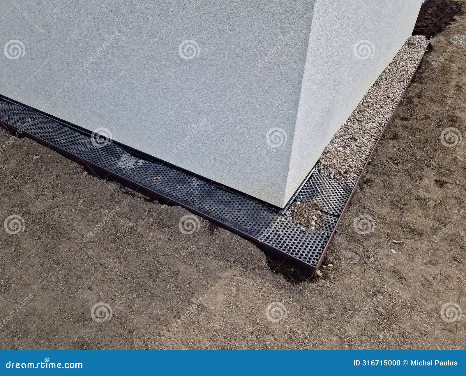 Around the House it is always Necessary To Create a Gutter Path Stock ...