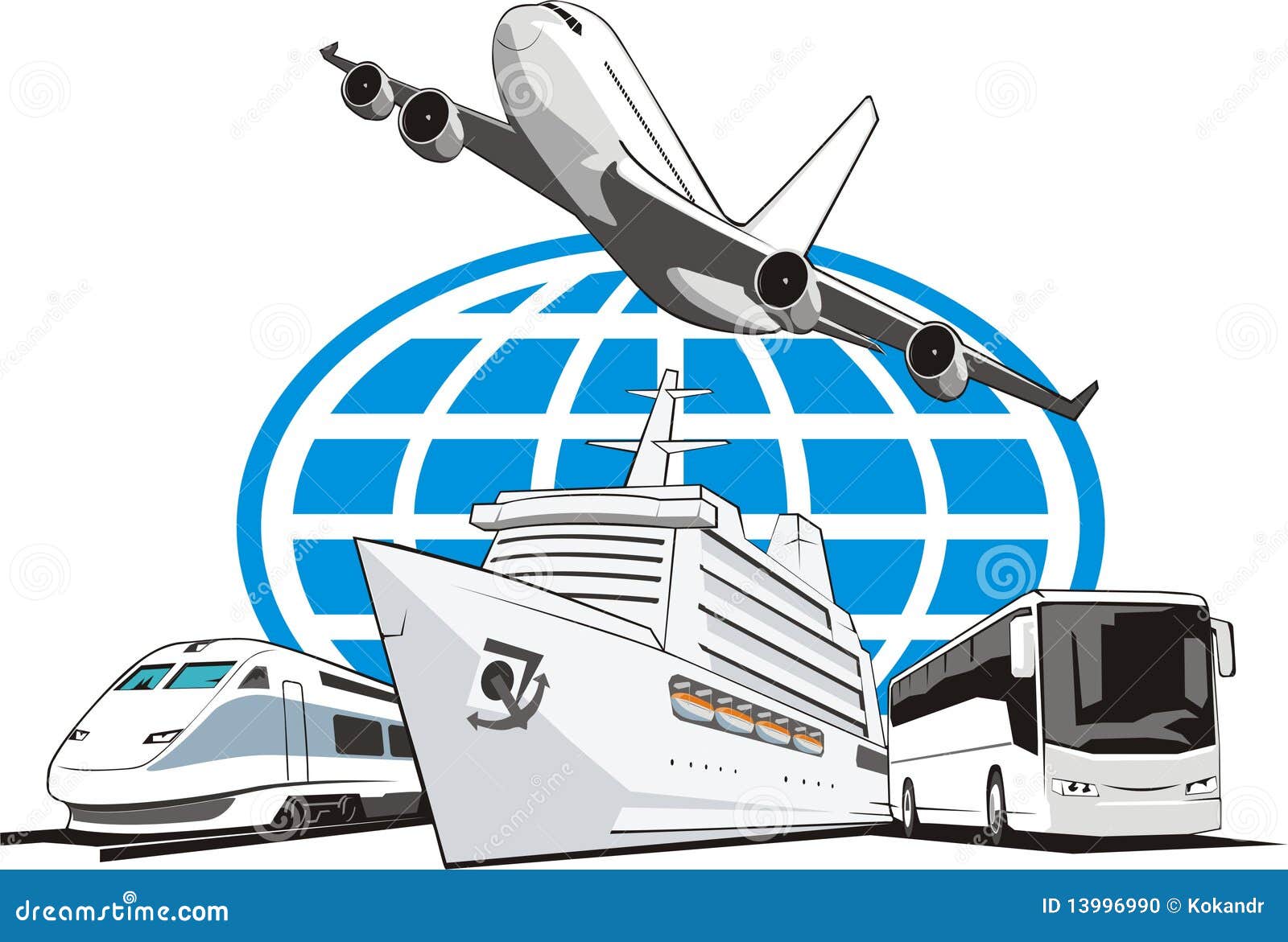 Around the world stock illustration. Illustration of world - 13996990
