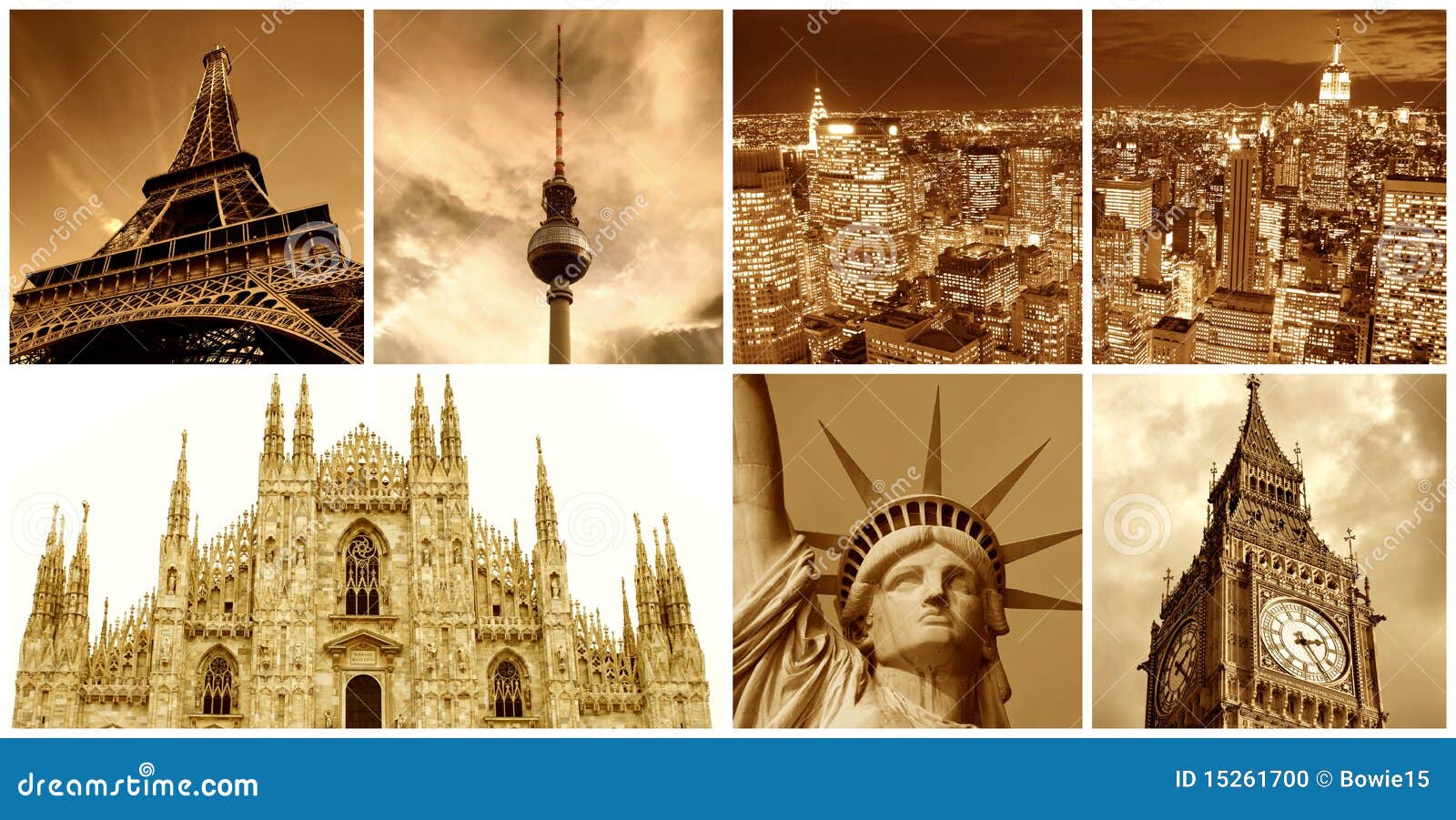 Cities Of The World Collage