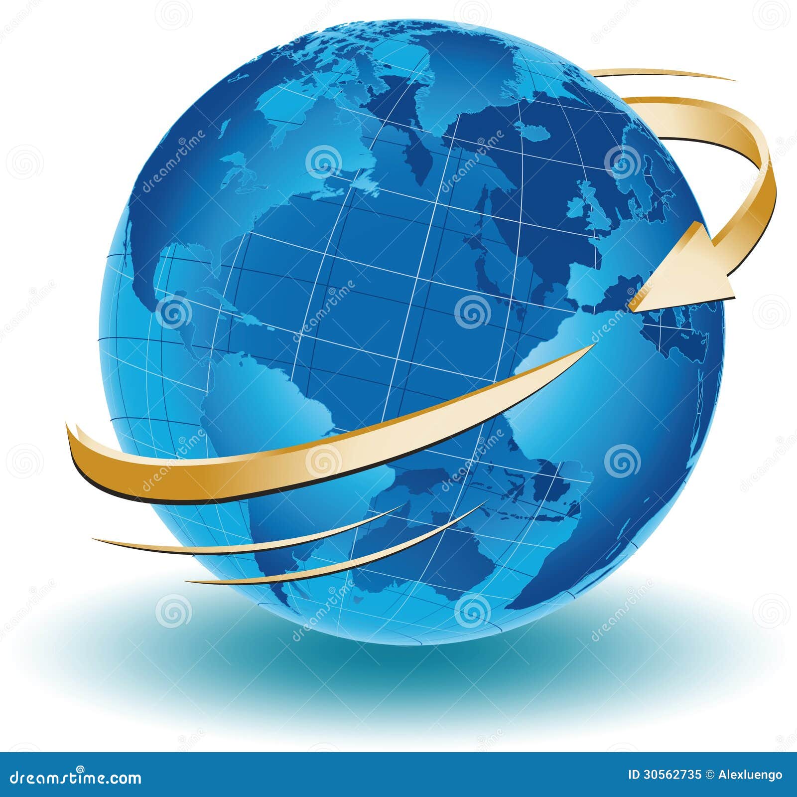 Around the World stock vector. Illustration of element - 30562735