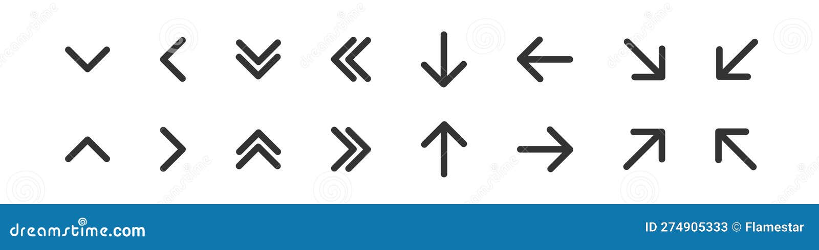 Arow Set Symbol Icon Vector. Arrows for Web Stock Vector - Illustration ...