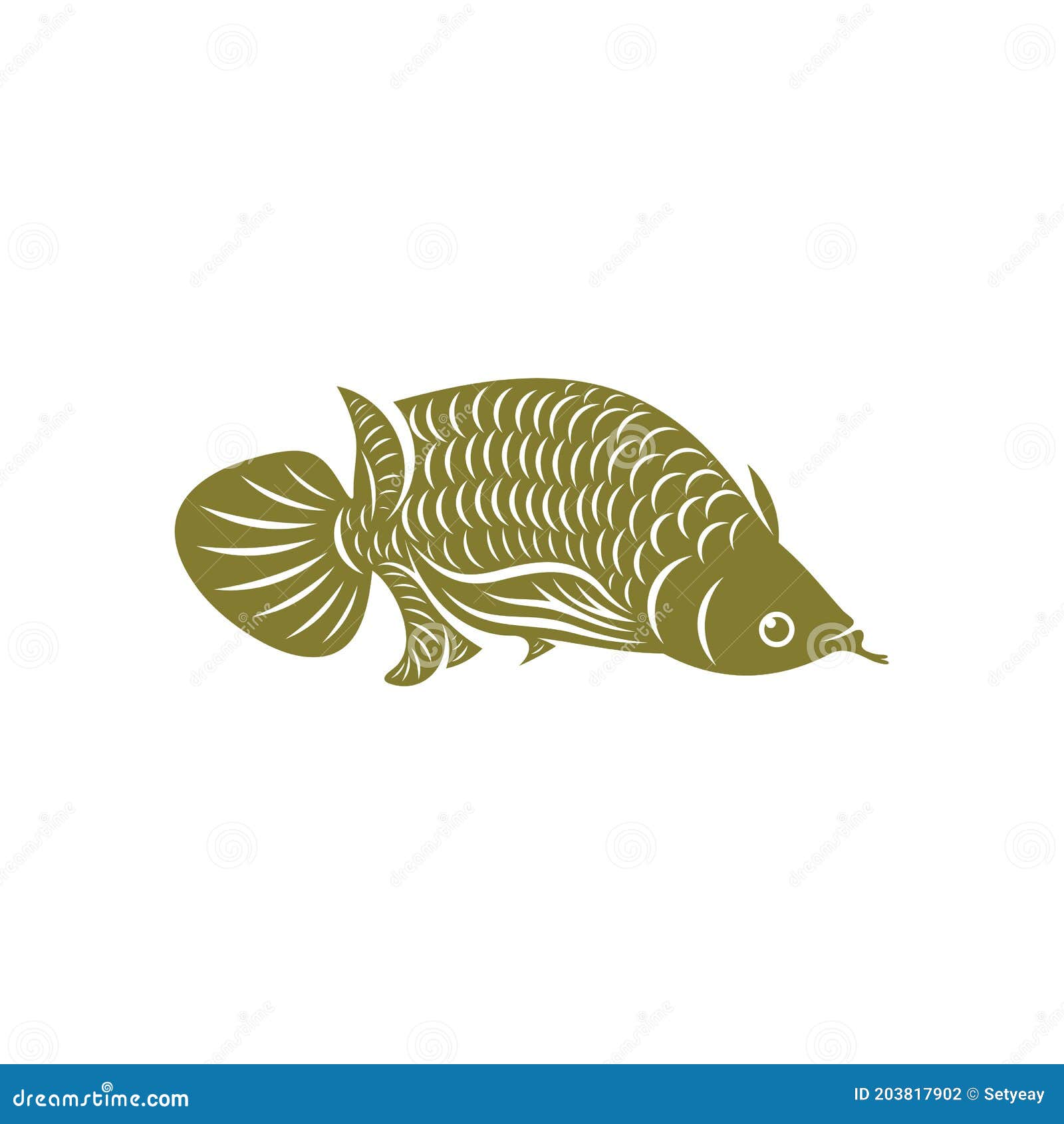 Arowana Fish Logo Vector Template, Creative Arowana Fish Logo Design ...