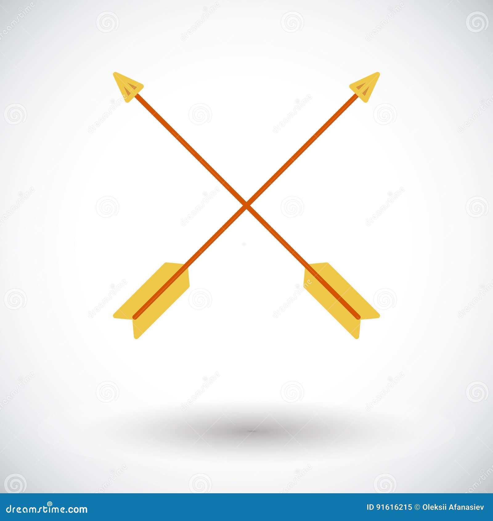 Arows icon. stock vector. Illustration of indian, hunter - 91616215