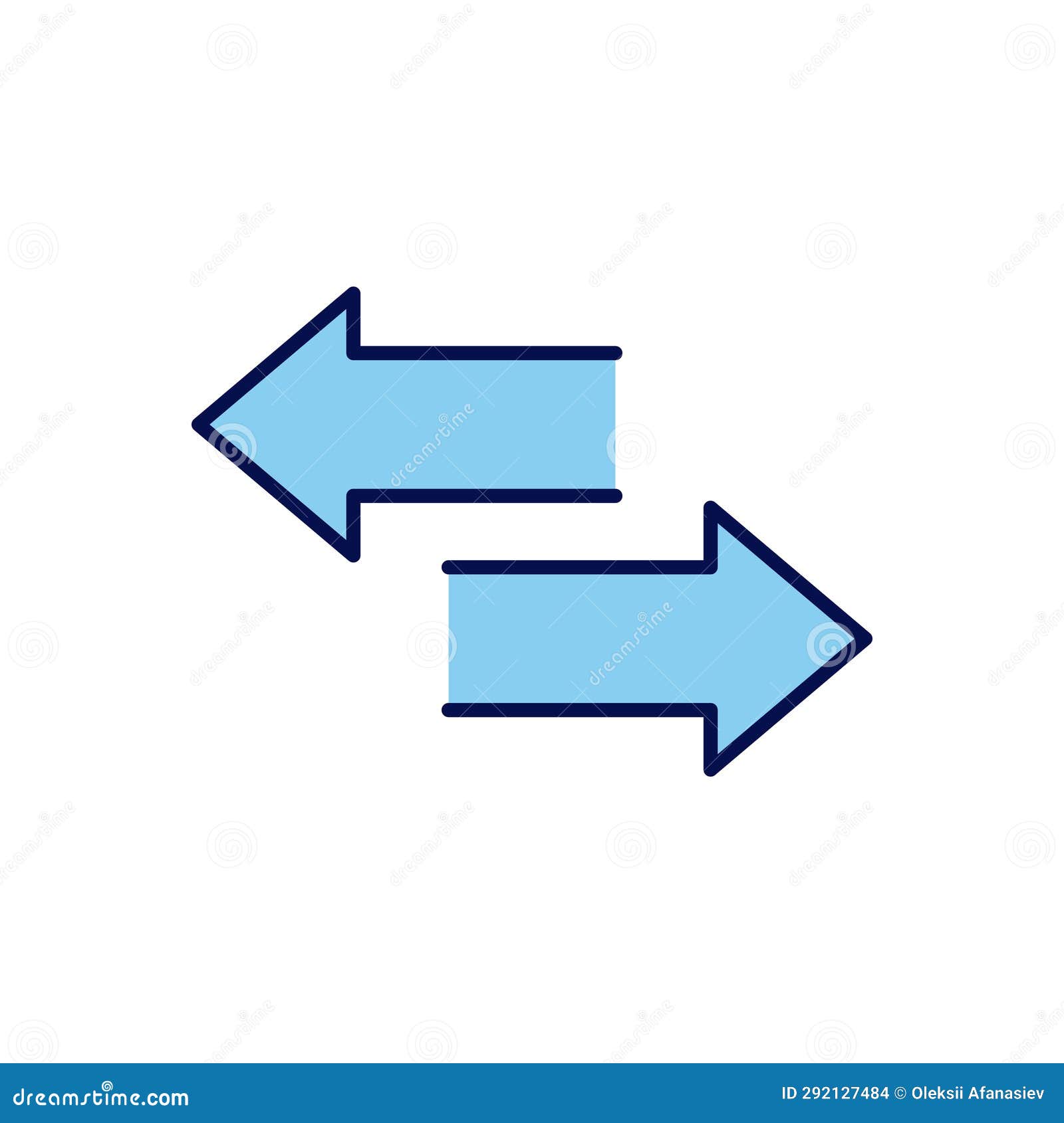 Arows related vector icon stock illustration. Illustration of backward ...