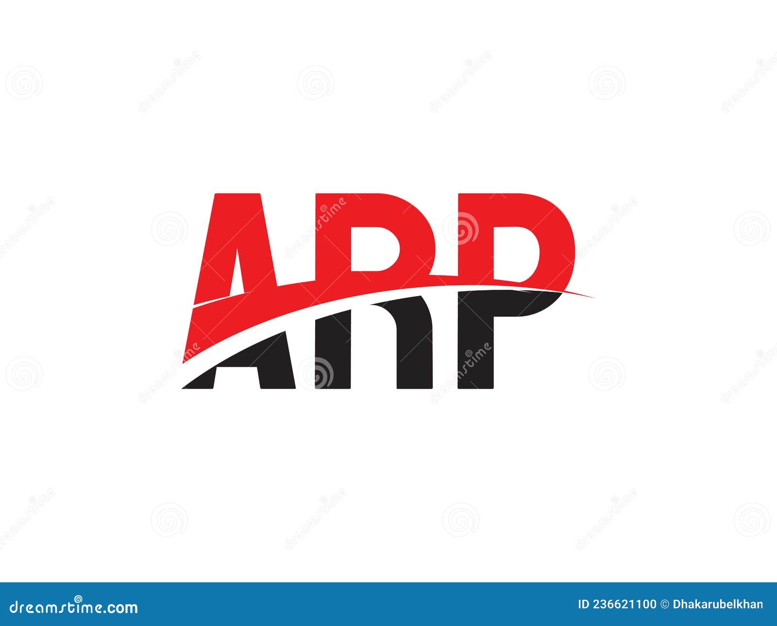 ARP Letter Initial Logo Design Vector Illustration Stock Vector ...