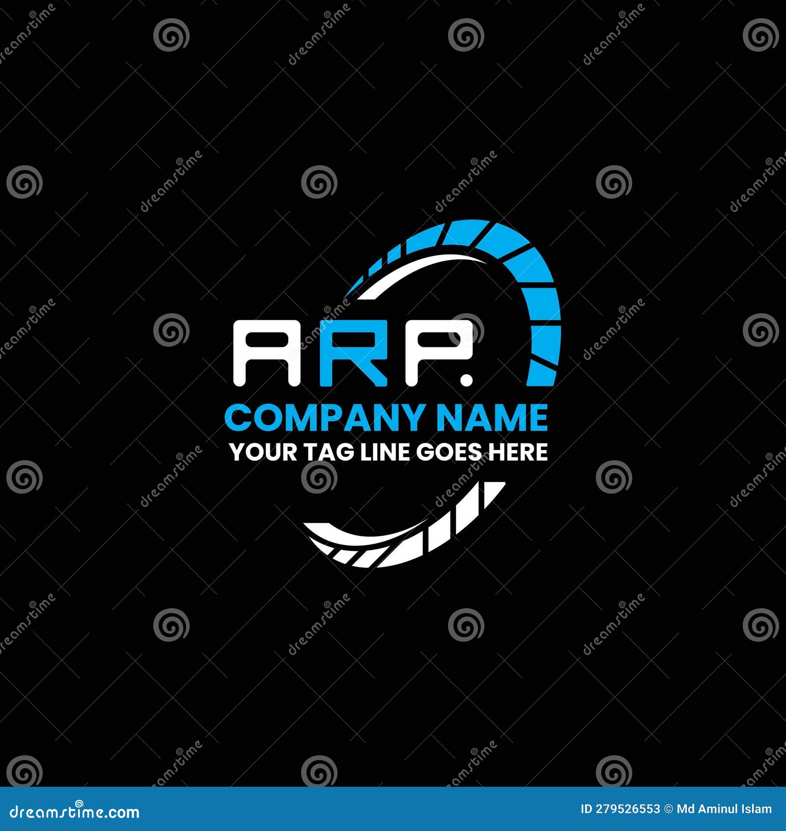 ARP Letter Logo Creative Design with Vector Graphic, ARP Stock Vector ...