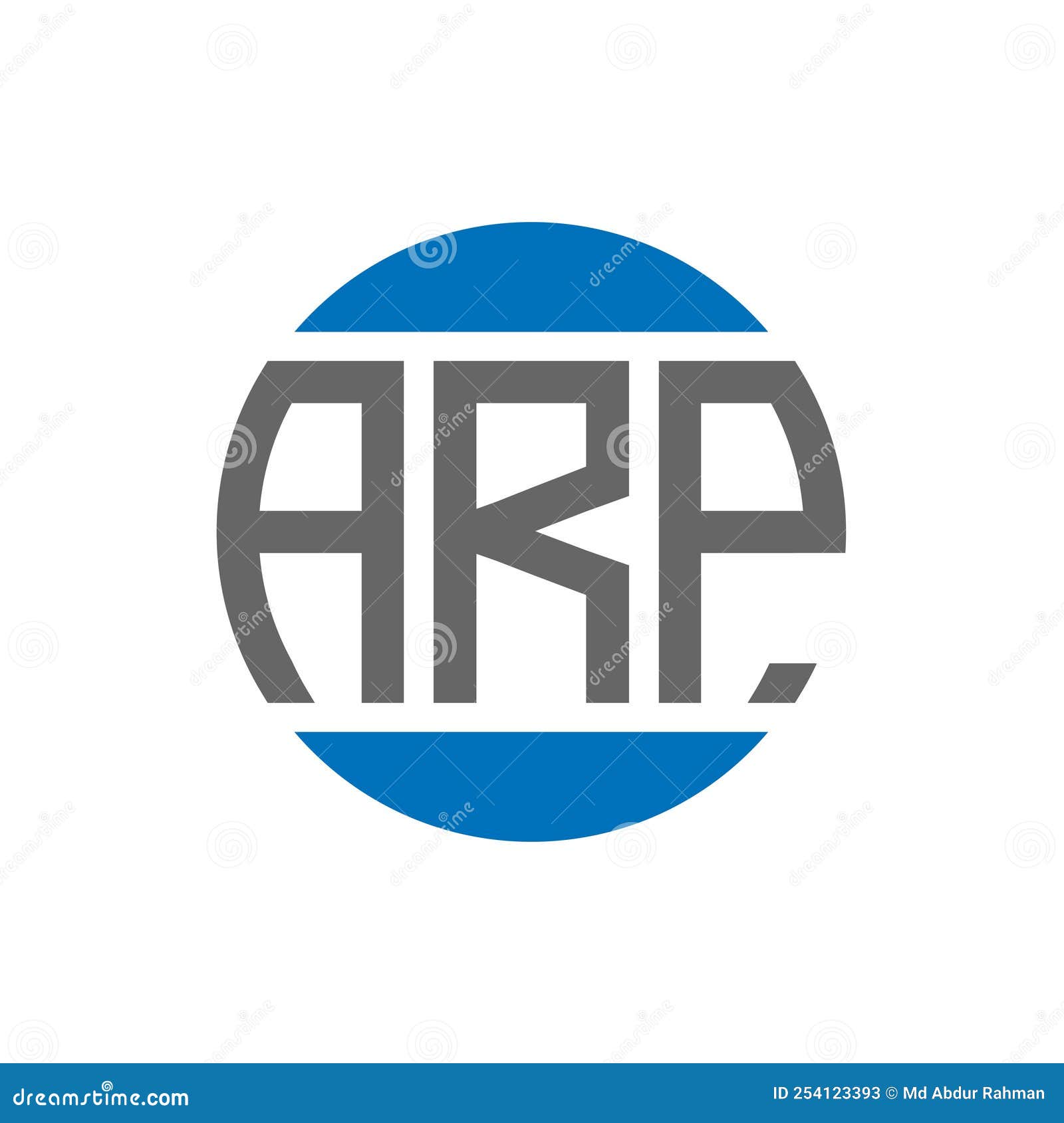 ARP Letter Logo Design on White Background. ARP Creative Initials ...