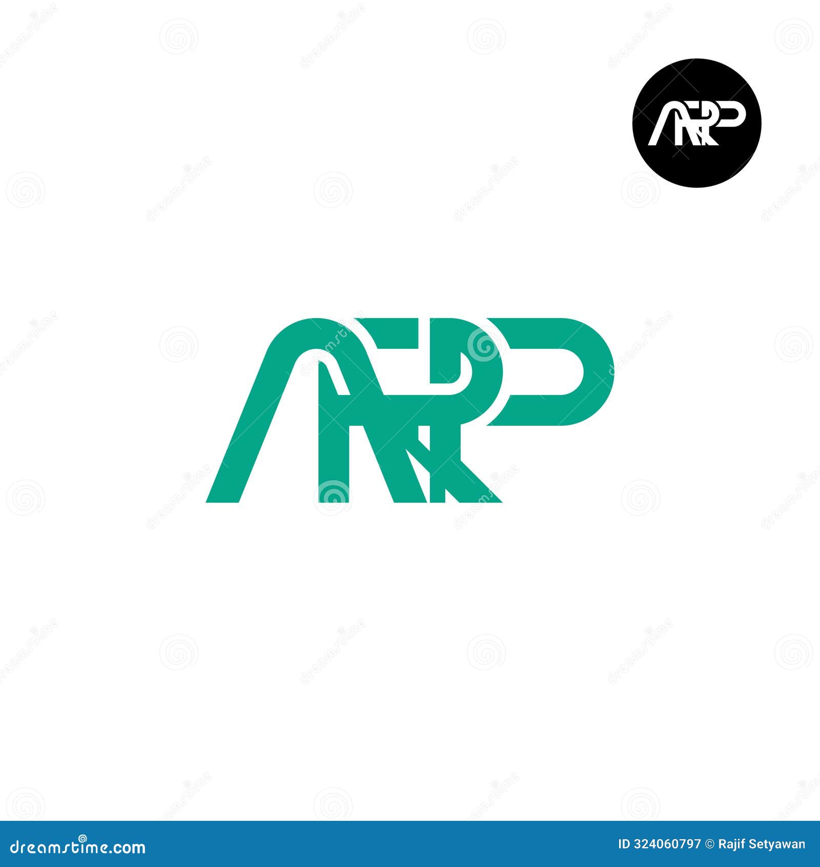 ARP Logo Letter Monogram Design Stock Vector - Illustration of modern ...