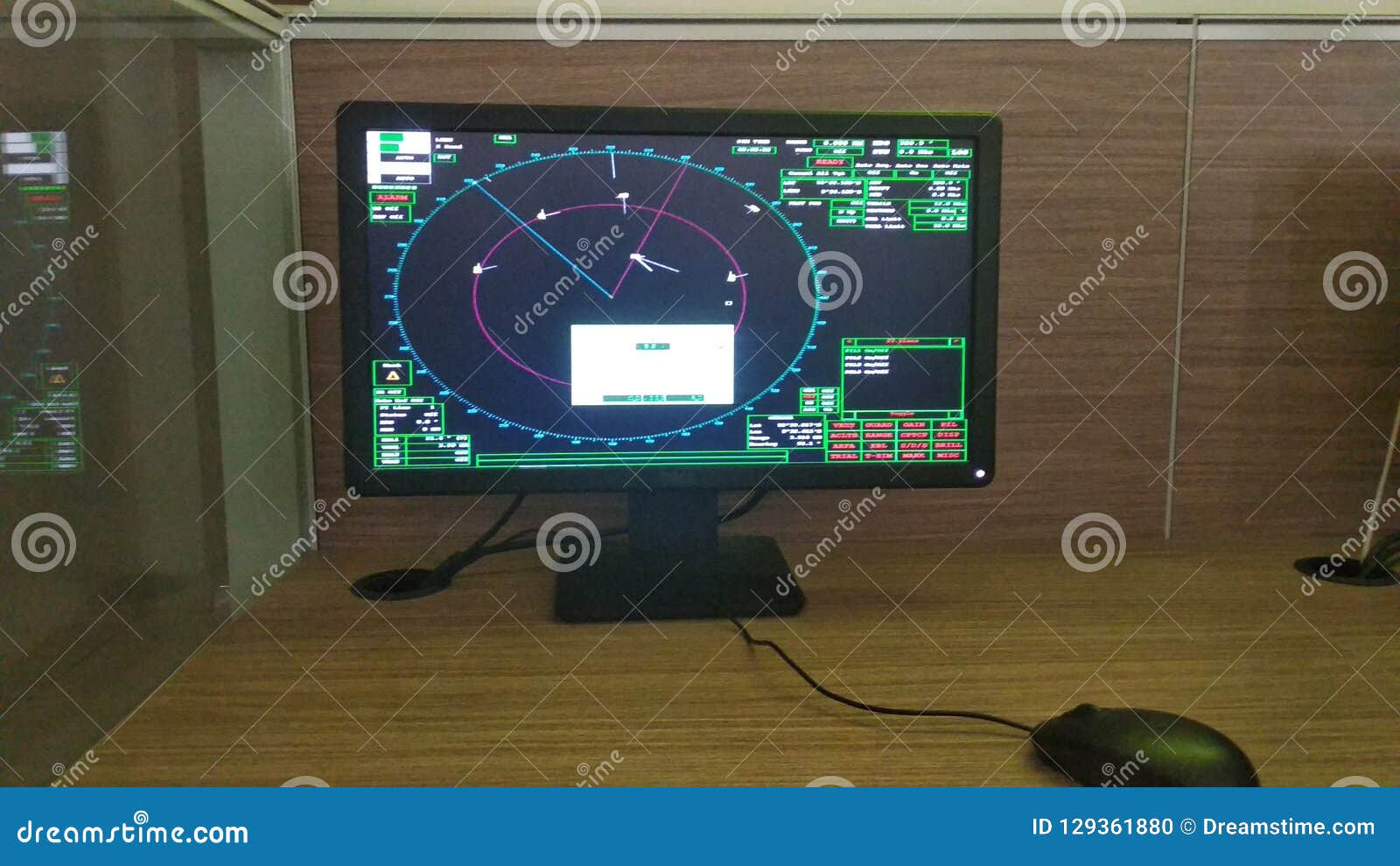 Arpa System Monitoring To Check Collision Course or Not Editorial Image ...