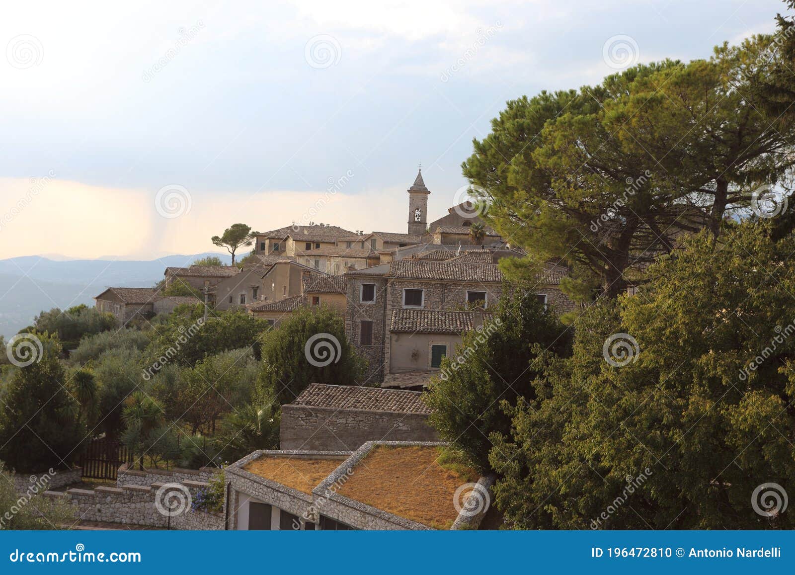 The Acropolis of the Ancient Arpino Editorial Image - Image of storico ...