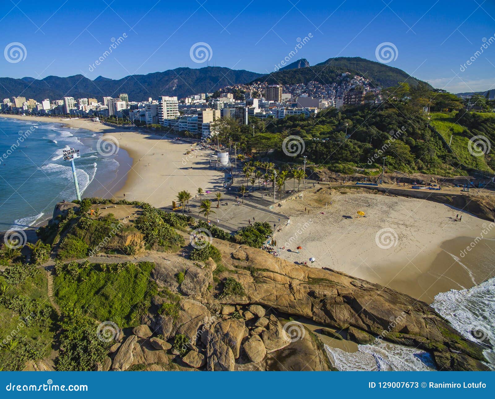Arpoador Beach, Devil`s Beach, Ipanema District of Rio De Janeiro ...