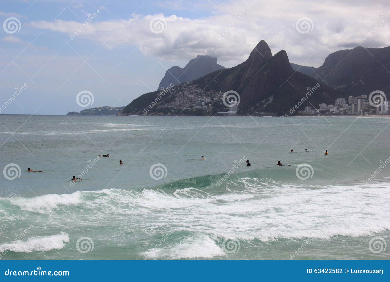 Arpoador Beach in Rio De Janeiro Stock Photo - Image of coast, janeiro ...