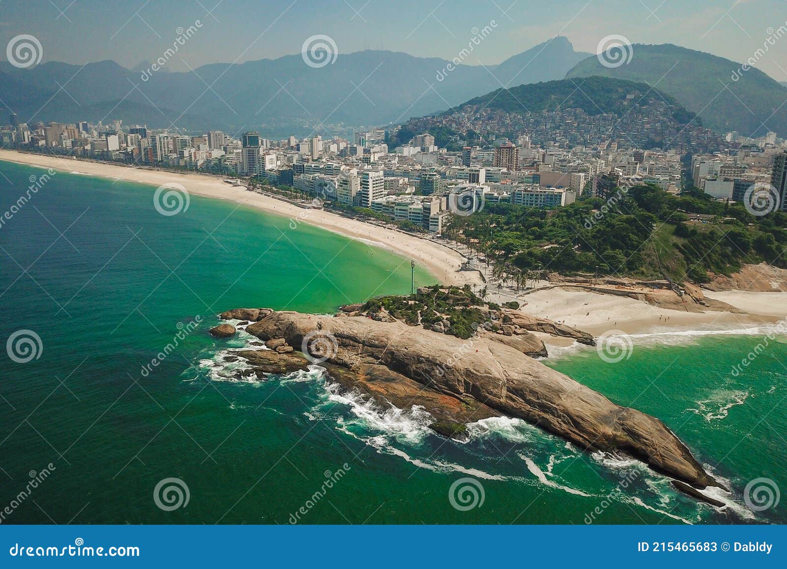 Arpoador Rock in Rio De Janeiro Stock Image - Image of landscape ...