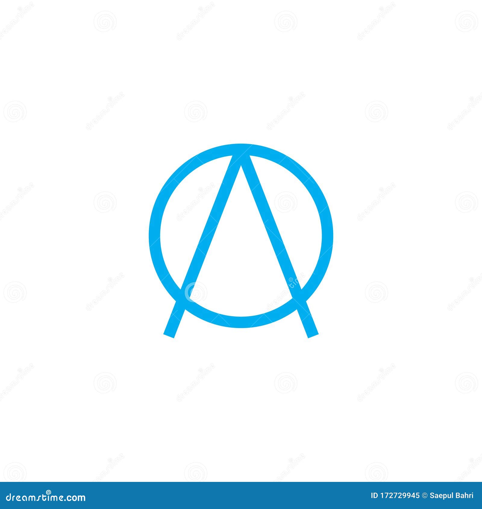 AO a O letter logo Design stock vector. Illustration of abstract ...