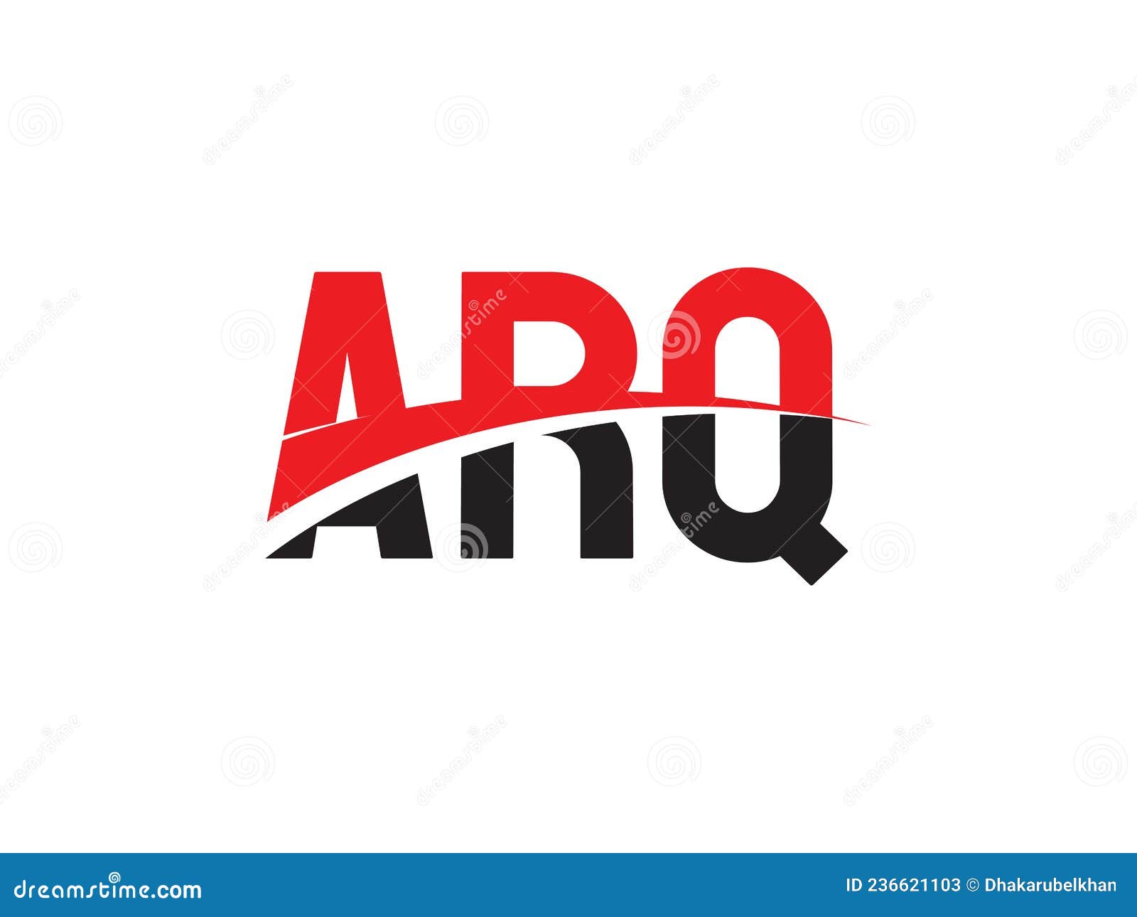 ARQ Letter Initial Logo Design Vector Illustration Stock Vector ...