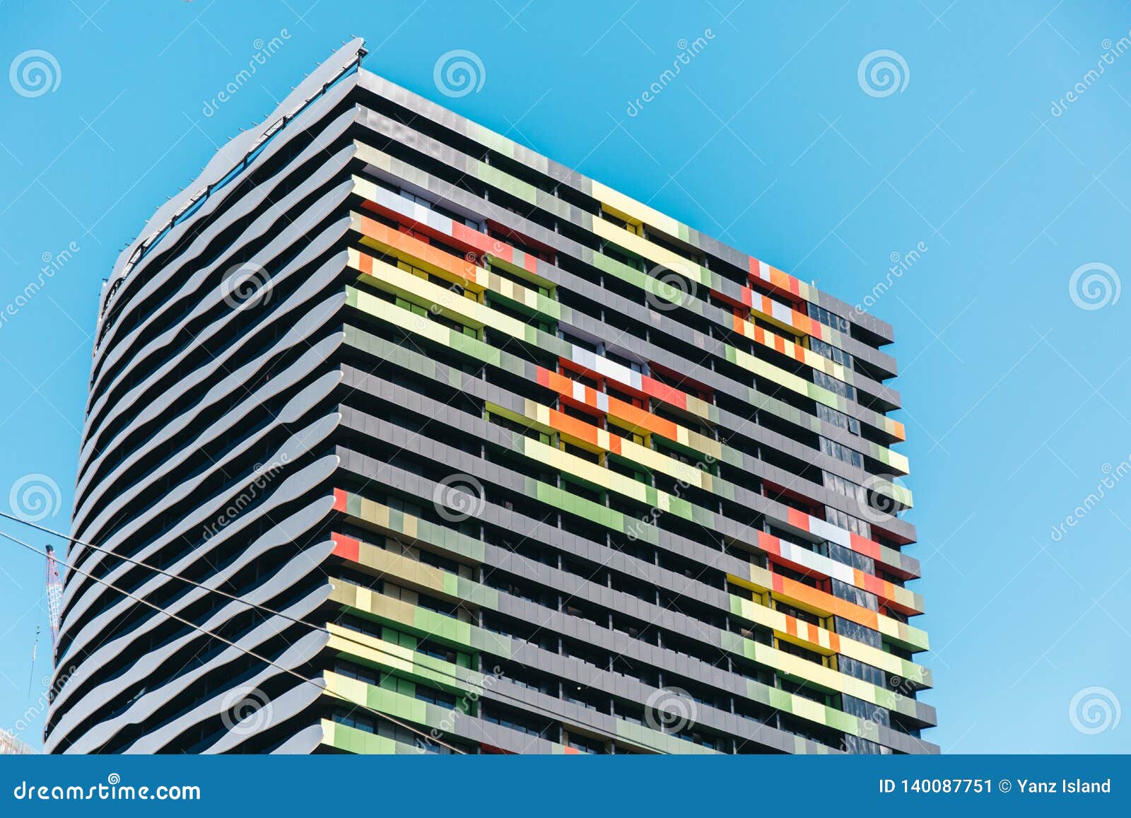 Arquitectura Abstracta De Un Edificio Moderno Australia Imagen de ...