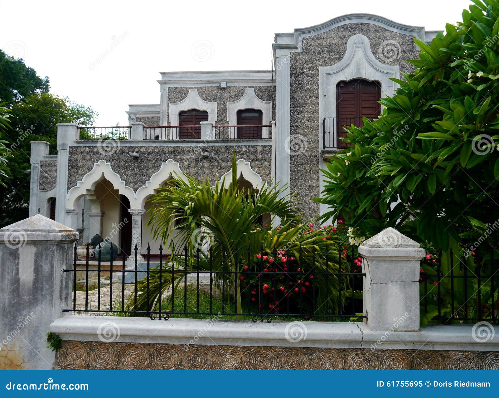 Arquitectura Colonial De La Casa De Merida Mexico Imagen de archivo ...
