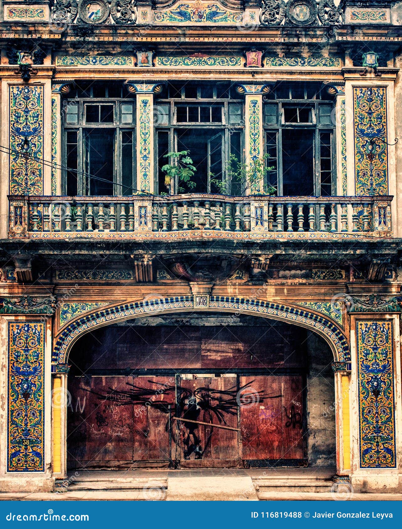 Arquitectura Colonial Del Edificio Foto de archivo - Imagen de ...
