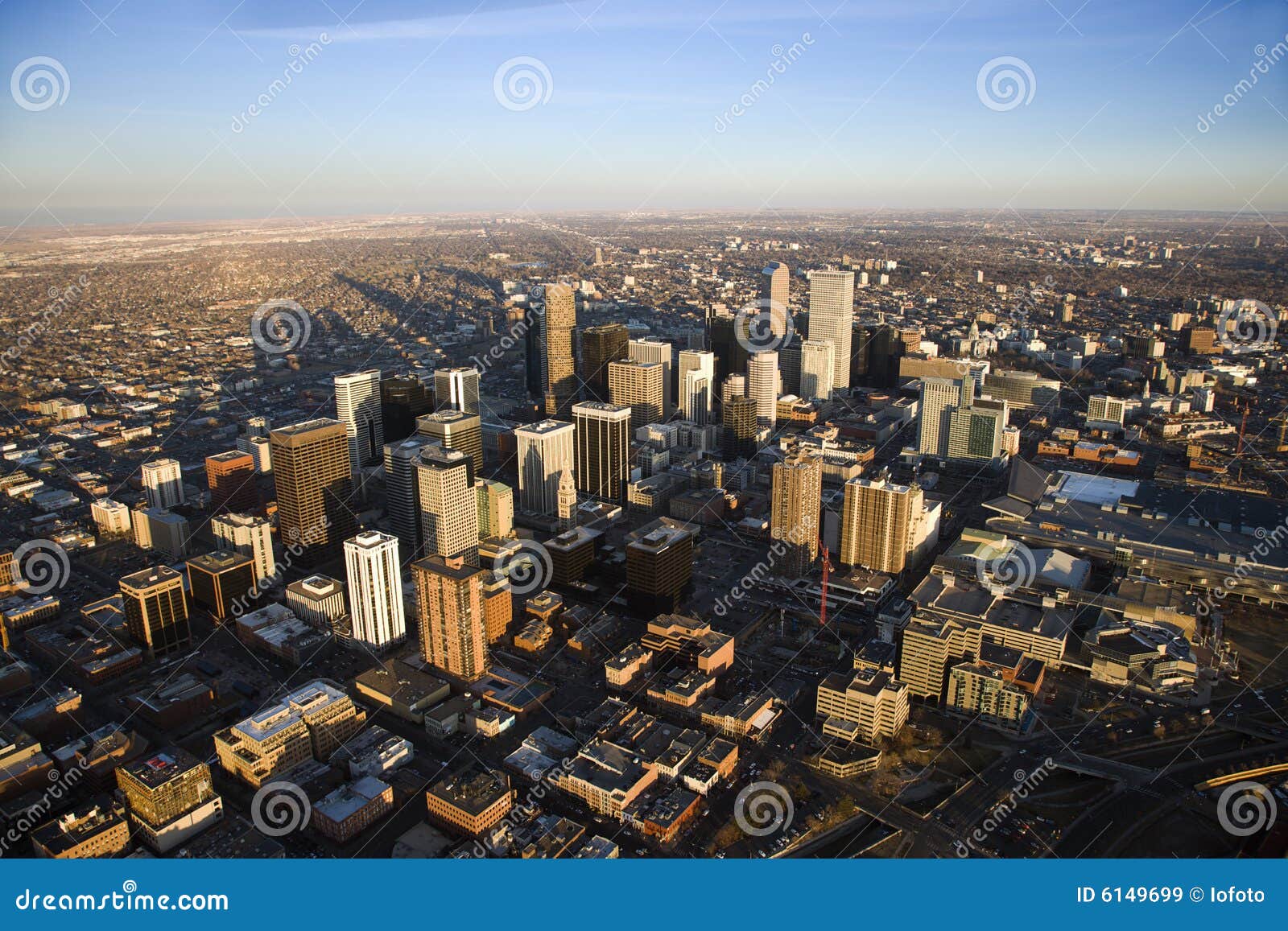 Arquitectura Da Cidade De Denver, Colorado, EUA. Imagem de Stock ...