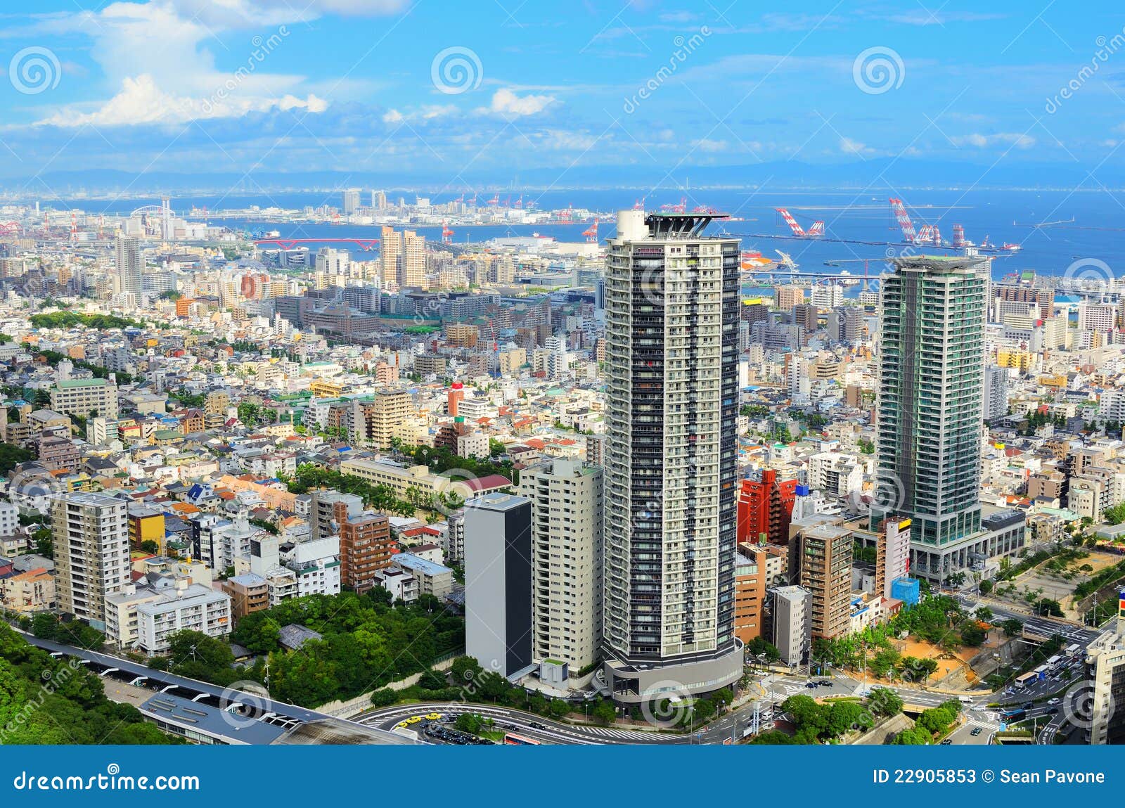 Arquitectura Da Cidade De Kobe Imagem de Stock - Imagem de osaka ...