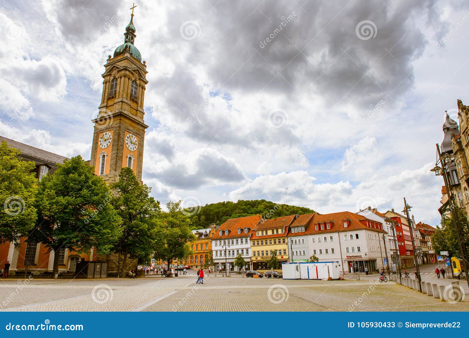 Arquitectura De Eisenach, Thuringia, Alemania Foto de archivo editorial ...