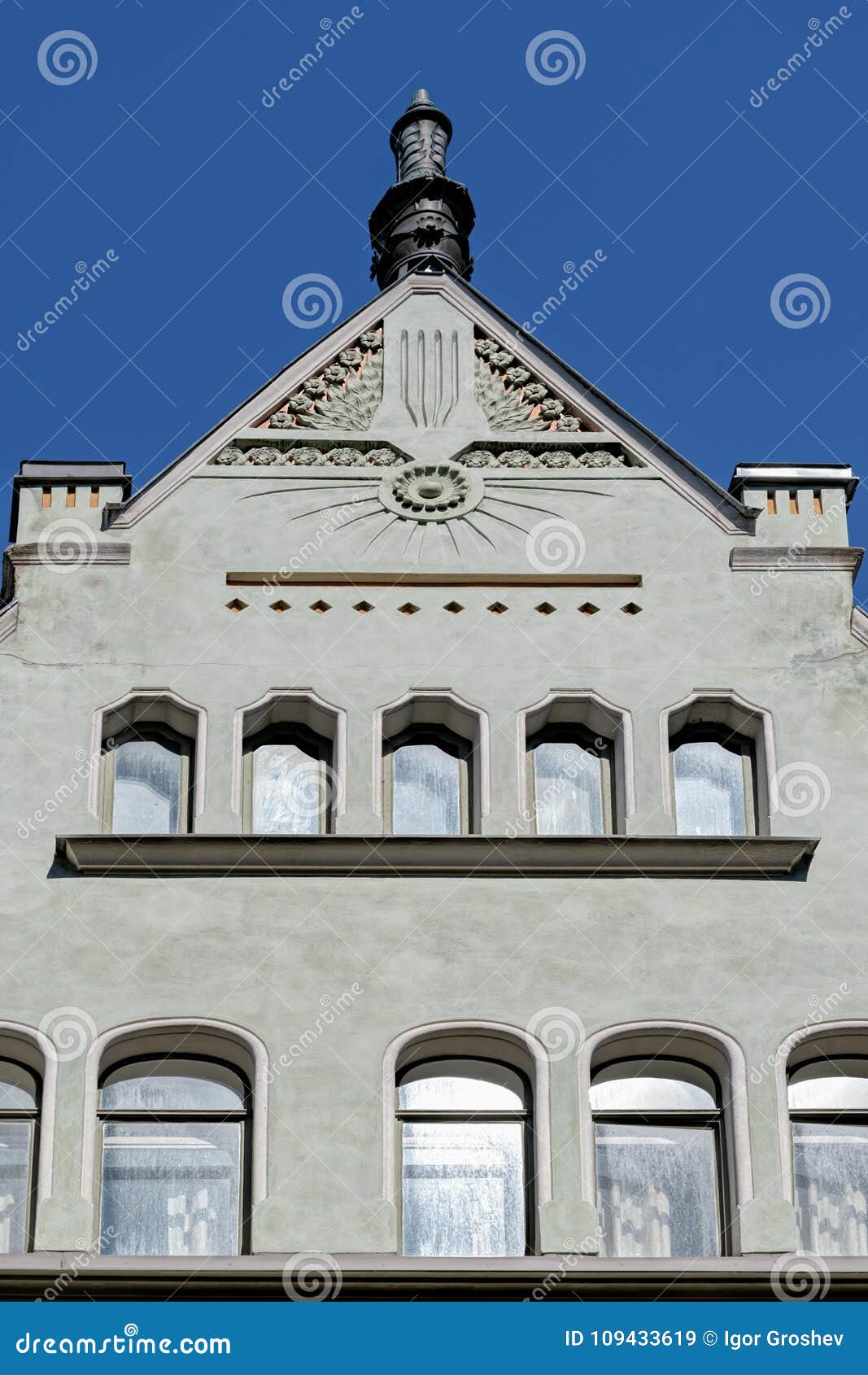Arquitectura De Jugendstil En Helsinki Imagen de archivo - Imagen de ...
